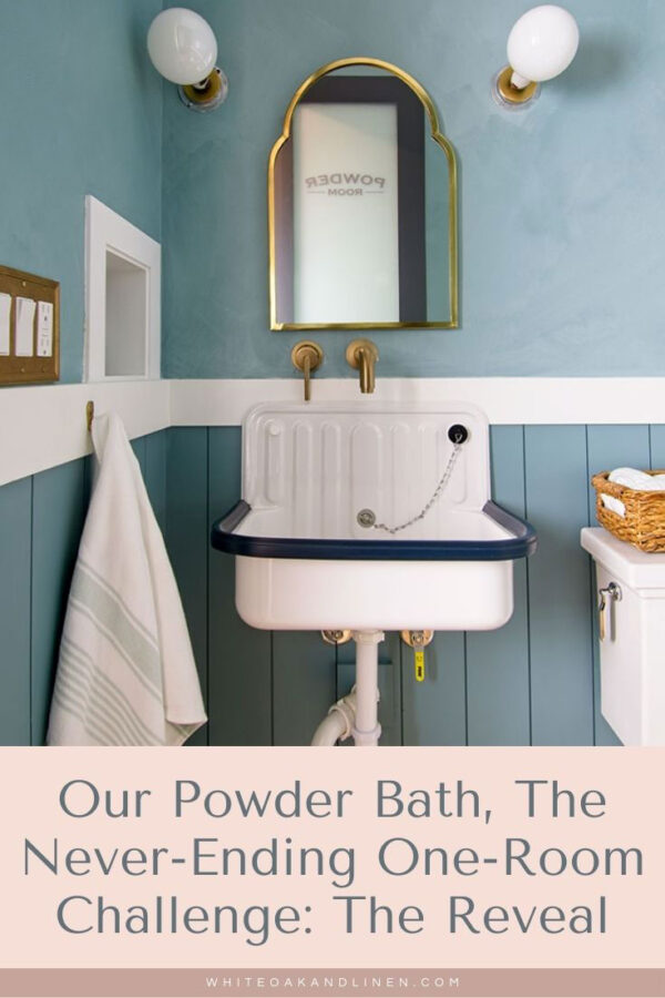 Our Powder Bath, The Never-Ending One-Room Challenge: The Reveal ...